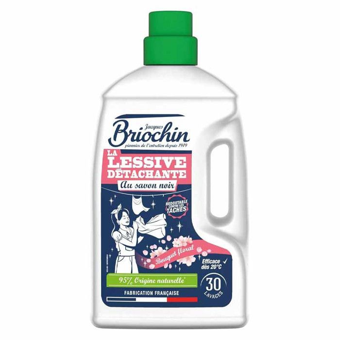 Lessive liquide - Savon noir - Parfum fleur - Produits naturels ...