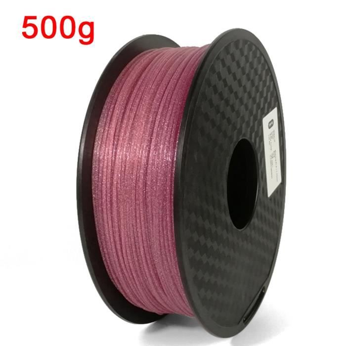 500g rose - Filament plastique brillant pour impression 3D, cristal arc ...