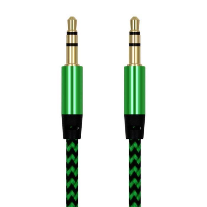 Câble - Séparateur Audio stéréo, micro et écouteurs, 2 voies, en forme de U, 3.5mm, accessoires ...