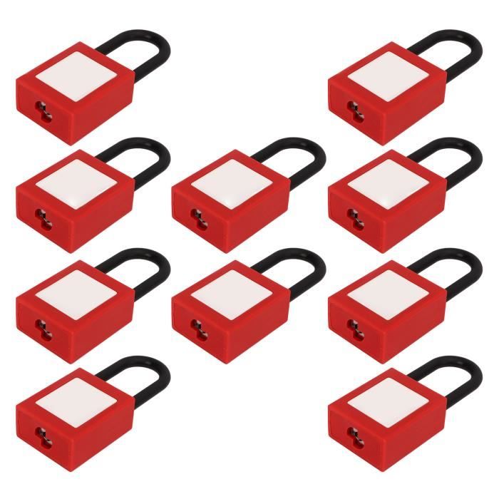 Verrou de verrouillage 10 Pcs Lockout Tagout Lock Kit, Ensemble de ...