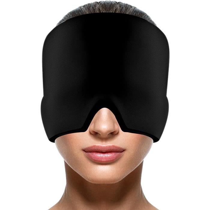 Bonnet Migraine Relief Cap Masque Migraine Réutilisable Bonnet Anti ...