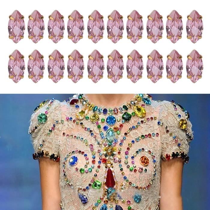 Couture de 20Pcs en de Couture Griffe Dorée Accessoires DIY de ...