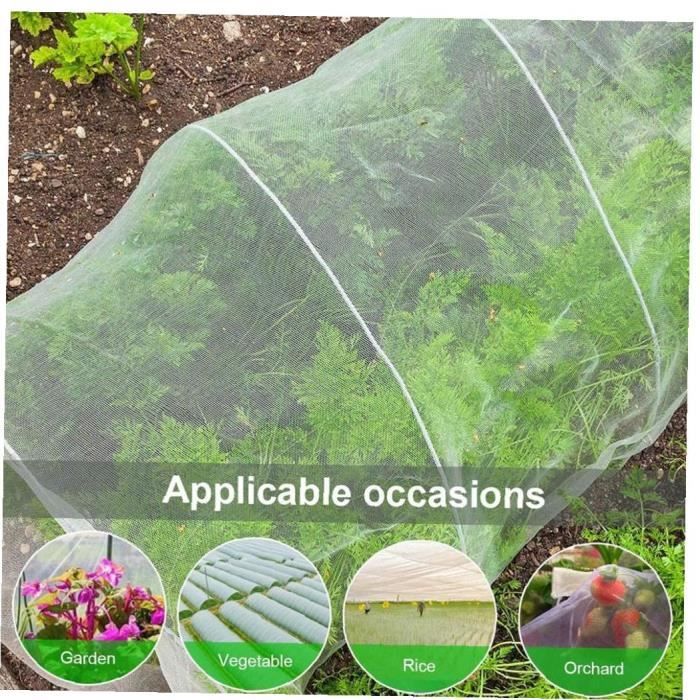 Garden Plant Protector Protection contre l'insecte Tunnel de culture du ...