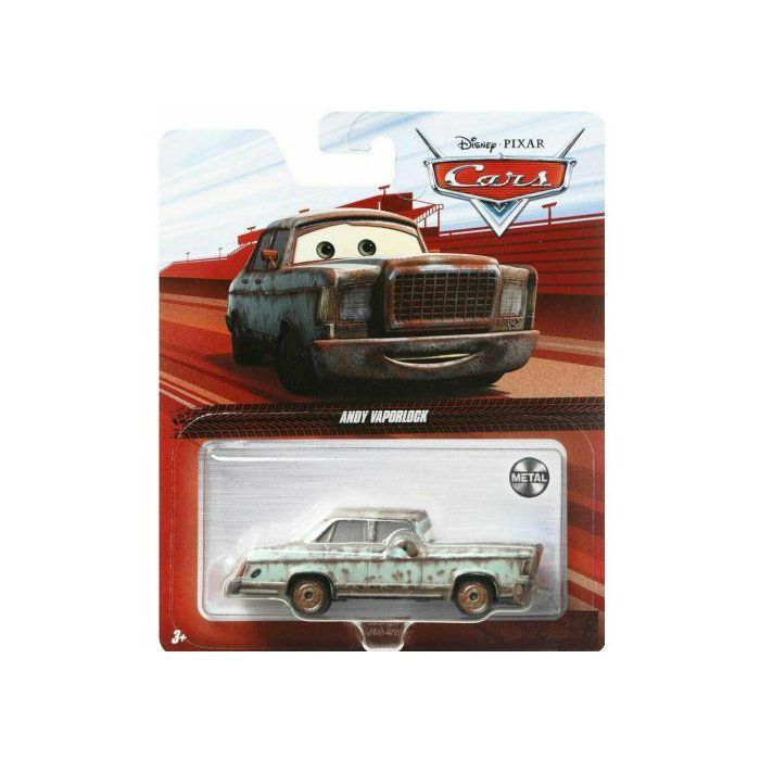 Coffret Voiture Cars : Andy Vaporlock - Set Véhicule Miniature Disney ...