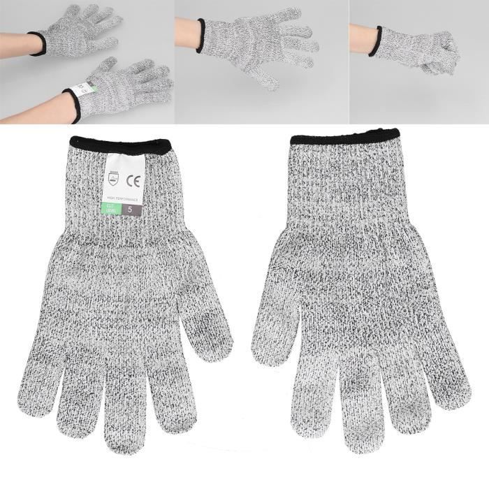 Gants de protection - MXZZAND - Résistants aux coupures - Doublure HPPE ...