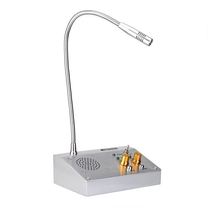 Retekess TW103 Interphone Mic Dual Way Window Counter Interphone ...
