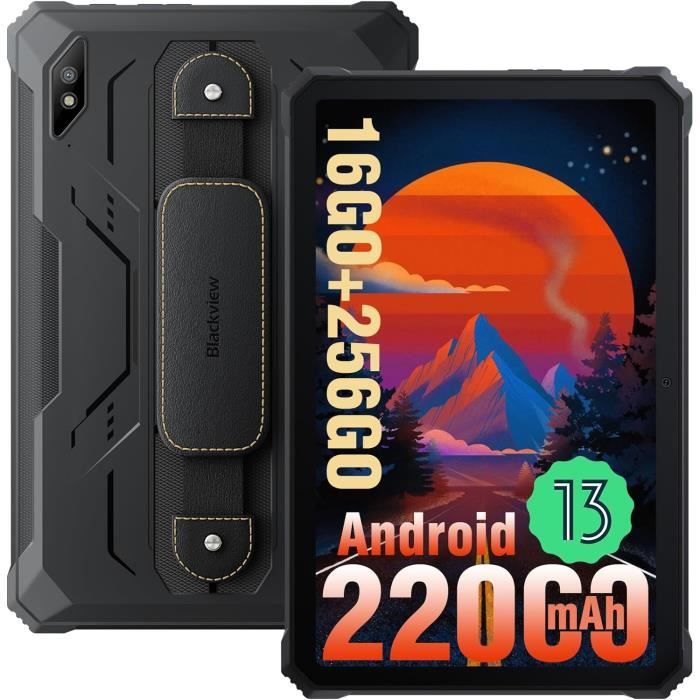 Android 13 Tablette Incassable, Active 8 Pro Durcie 10.4 Pouces ...