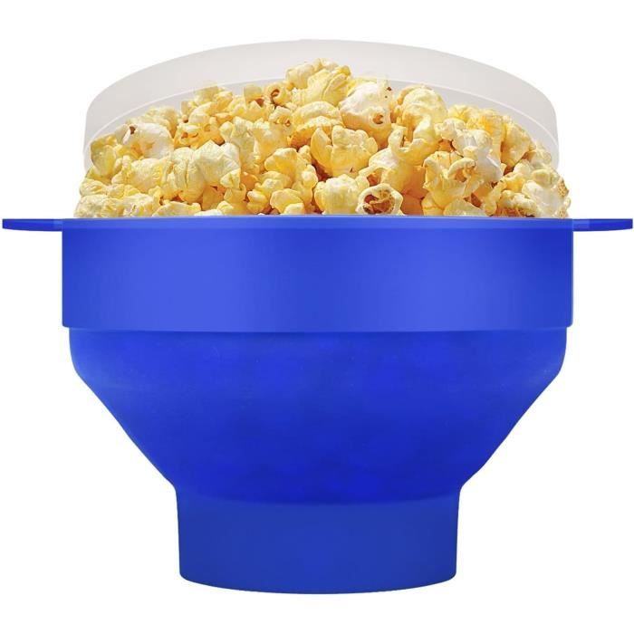 Flexzion Popcorn Popcorn Machine à micro-ondes avec couvercle, bol ...
