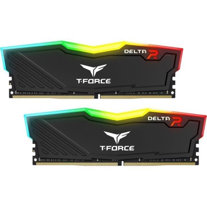 TEAM T-Force DELTA RGB - DDR4 - Kit - 32 GB: 2 x 16 GB - DIMM 288-PIN ...