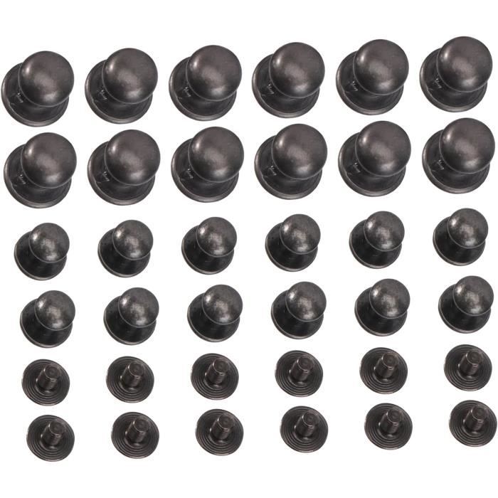 72 Pièces Attaches En Laiton Boutons-Pression En Métal Raccords En ...