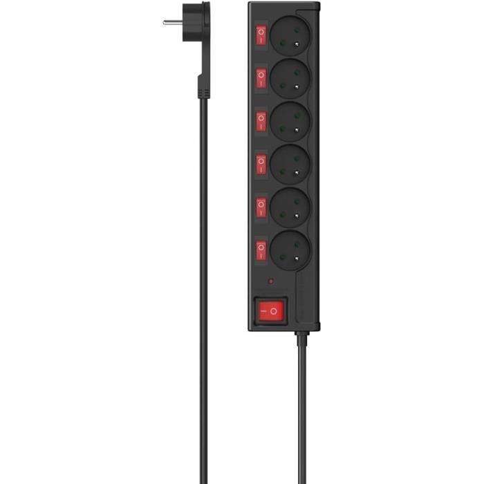 Carte d'alimentation avec interrupteur (bloc 6 prises type 16A ...