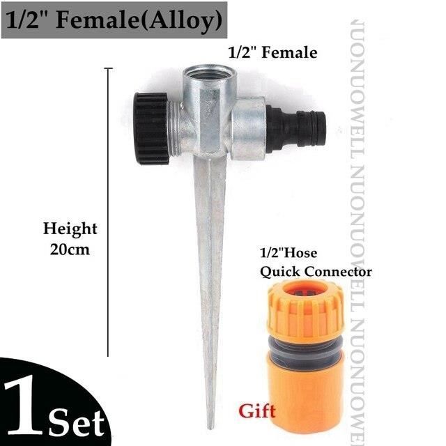 Système d'arrosage,1l2 Female Alloy--Buse de Base'arrosage de pelouse ...
