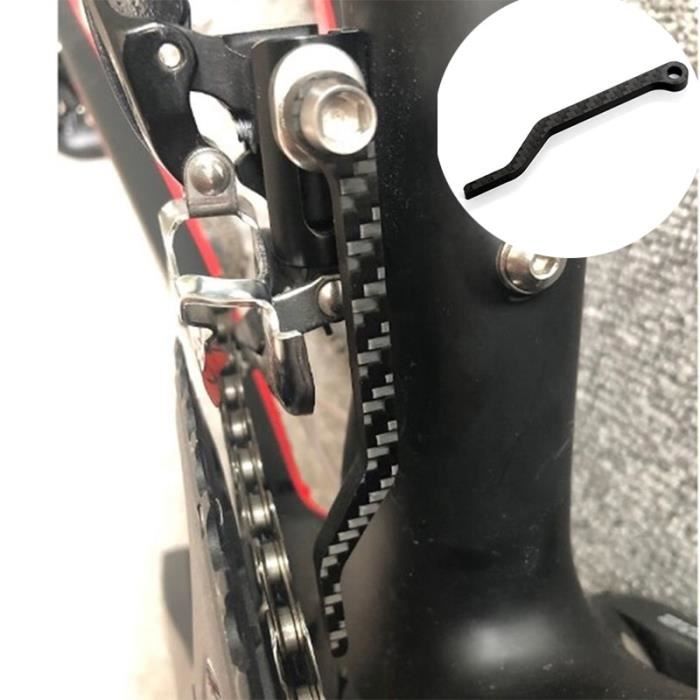 Accessoire vélo - Anti-drop Buckle - Fibre de carbone - Noir - Montage ...