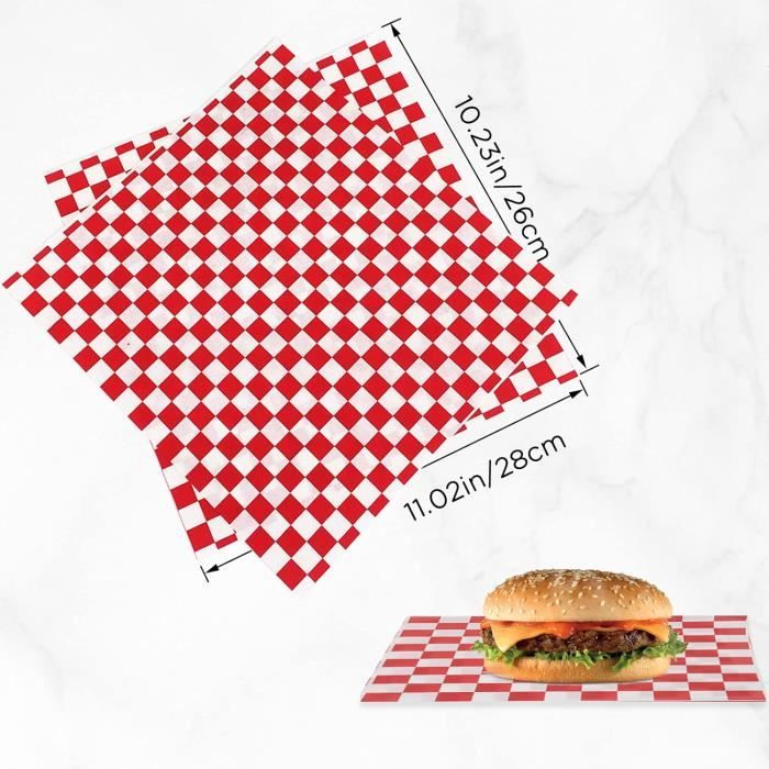 100 Papier Emballage Alimentaire, Papier Anti Graisse Alimentaire ...