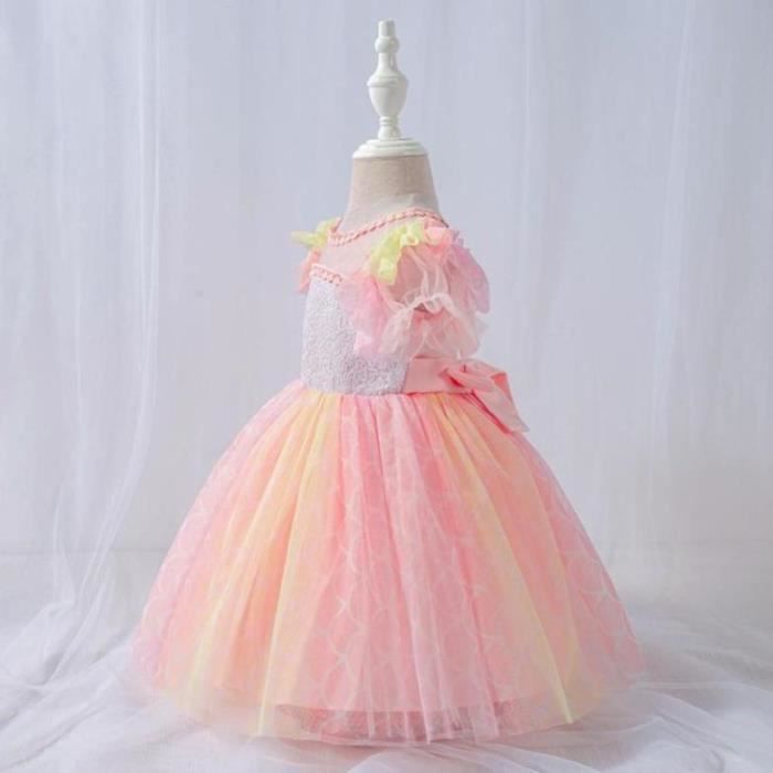 Robe Fille Enfants mignon Elegant Princesse Performance nouvelles Mode ...