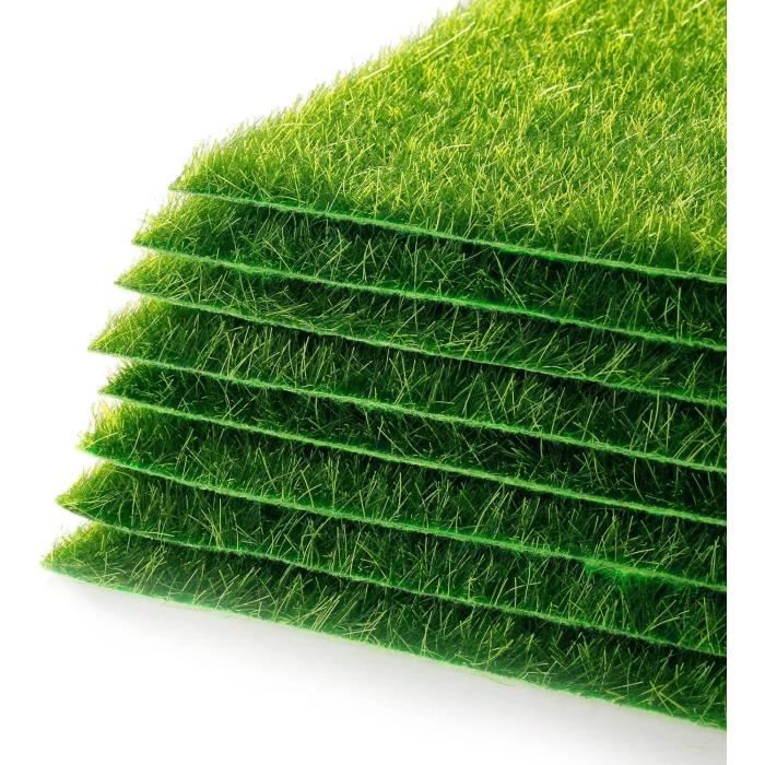Herbe De Mousse Miniature,8 Pcs Pelouses De Jardin Artificielles Faux ...