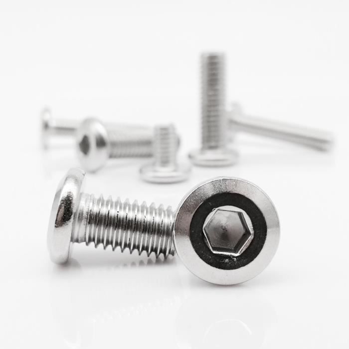 M3 50pcs-5mm -Vis à Rivet en acier inoxydable 304, 1-5-10-50X M3 M4 M5 ...