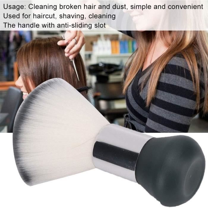 Soft Barber Neck Face Duster, Hair Salon Hair Removal Brush Hair Cutting Broken Hair Sweep Brush ...