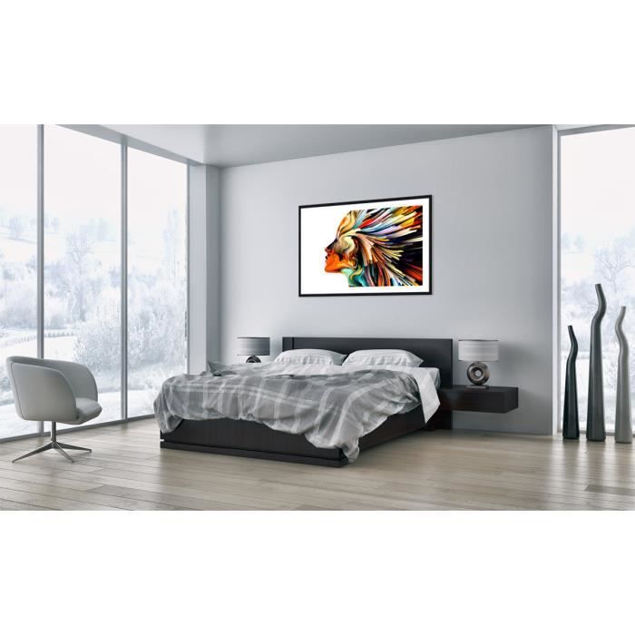 Image Impression sur toile 120x80 cm Femme visage abstraction - Le ... Image Impression sur toile 120x80 cm Femme visage abstraction - Le ...
