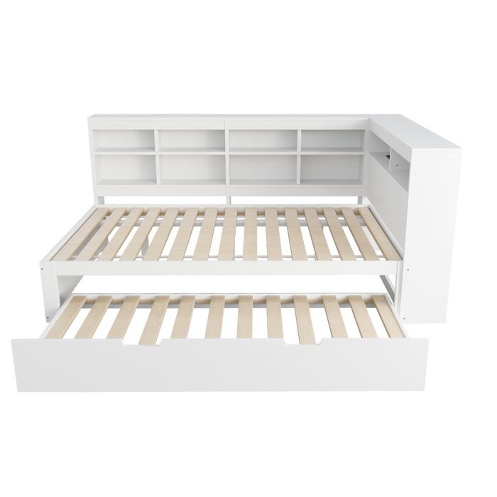 Lit 140x200 Avec Rangement Et Sommiernull