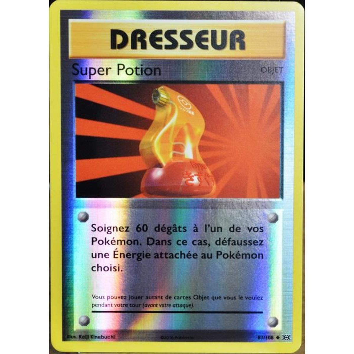 Carte Pokémon 87-108 Super Potion - REVERSE XY - Evolutions - Cdiscount ...