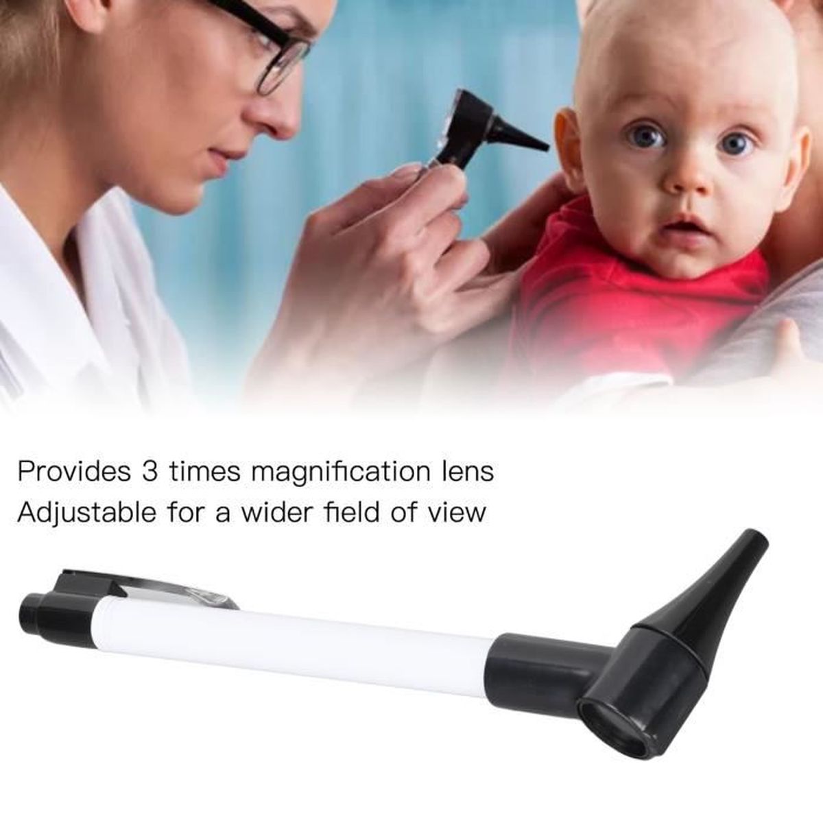 Drfeify Otoscope auriculaire Otoscope d'oreille outil de diagnostic de ...