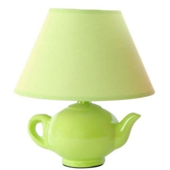 Lampe design - moderne Théière céramique - Verte - Cdiscount Maison