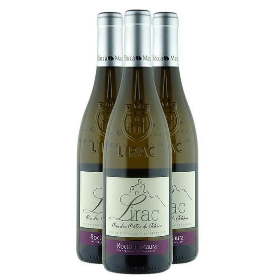 Lirac Blanc 2022 - Lot de 3x75cl - Rocca Maura Les Vignerons de ...