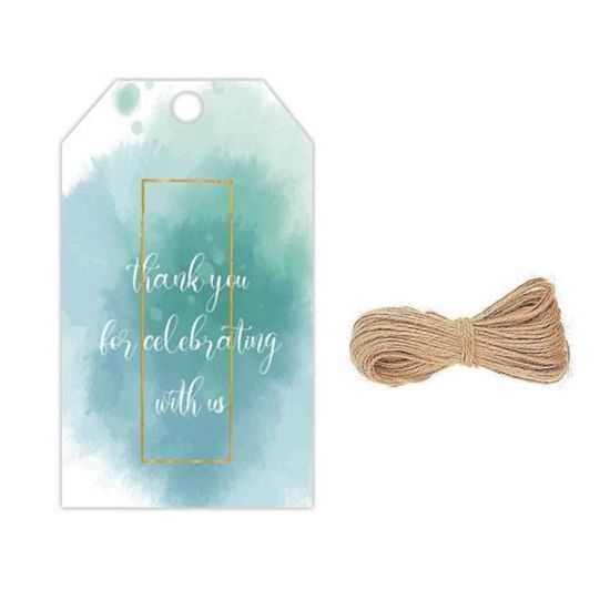 ETIQUETTE CADEAU Tags en papier 50pcs Pack Facile à utiliser Aucune ...