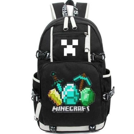 Sac a dos Minecraft Creeper Pak'r Padded Rentrée Scolaire garçon ...