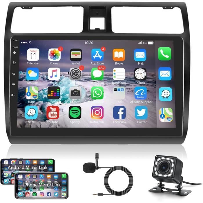 Android Autoradio 2 Din Avec Gps Navi Wifi Pour Suzuki Swift 2003-2010 10,1 Pouces Écran Tactile ...
