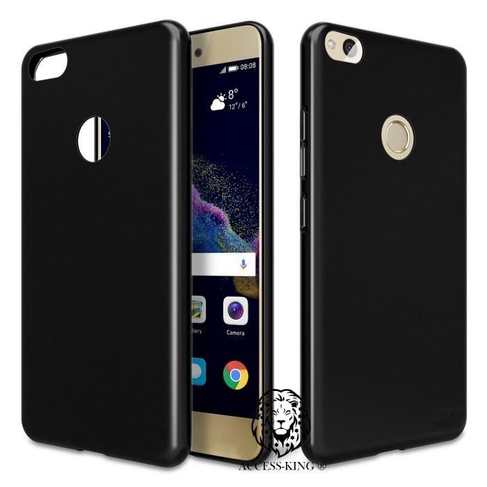 Coque Huawei P8 Lite 2017 Ultra-Thin TPU Silicone MAT Noir Ultra Mince ...