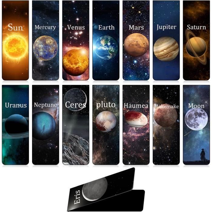 15 Pièces Signets de la Planète Marque Page Magnetique Marque Page ...