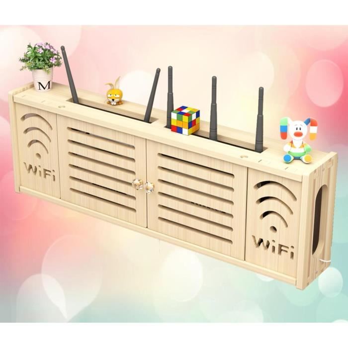 Rangement Box Internet Mural Étagère Tv Étagères Murales Flottantes ...