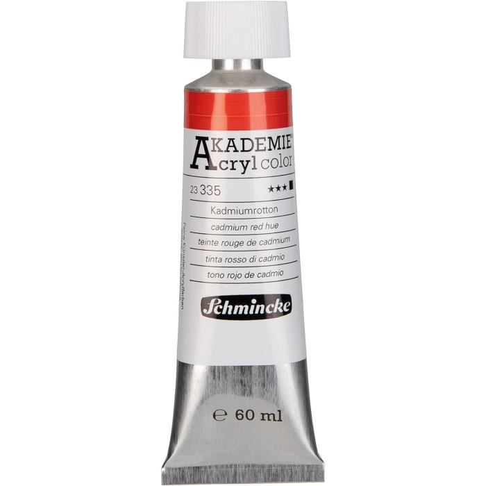 Akademie® Acryl Color, Teinte Rouge De Cadmium En Tube De 60 Ml ...