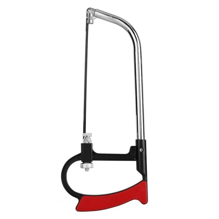 Ensemble de Scie à Métaux Manuelle, Cadre de Scie à Métaux 10 Pouces ...