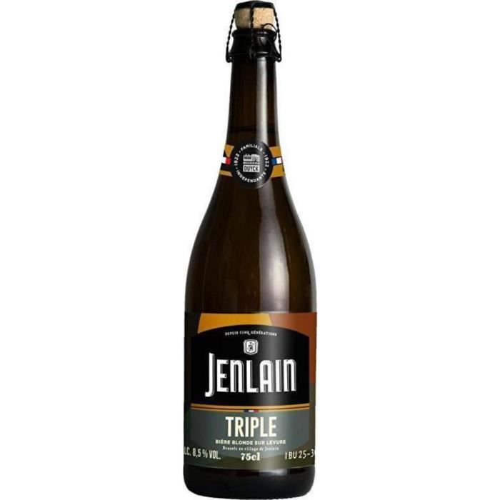 Jenlain Bière triple 8.5% 75 cl 8.5%vol. - La cave Cdiscount