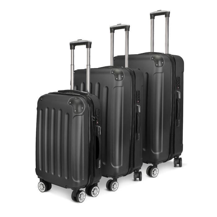 Set de 3 Valises - KILISKY - 55cm/62.5cm/71.5cm - ABS - 4 Roulettes ...