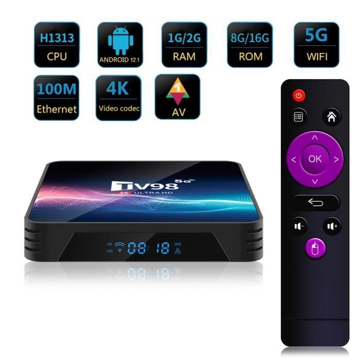 TV Box - T95 - Android 10.0 - 2+16G - 4K - 6K HDR - WiFi 2.4G/5G ...