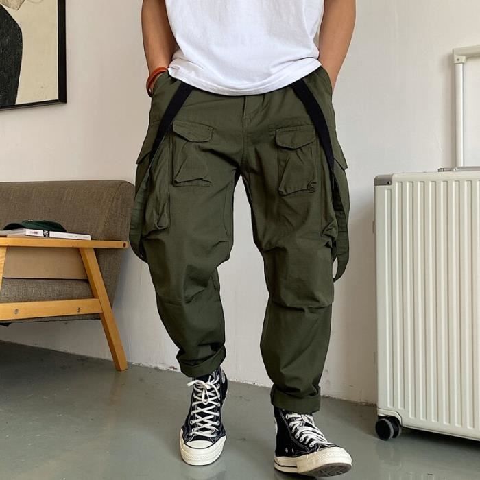 Pantalon pro,Salopette Hip Hop décontractée pour hommes,style américain ...