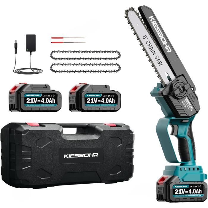 Tronçonneuse Électrique Sans Fil À Batterie, 8 Pouces Tronçonneuse ...