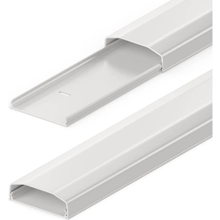 DeleyCON Conduit de Cable Goulotte de Distribution Unil Cablage Facile ...