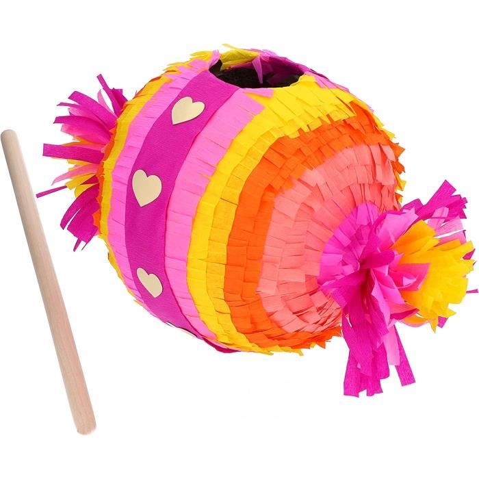 Grande piñata d'anniire pour enfants, garçons et filles – Bonbon rose ...