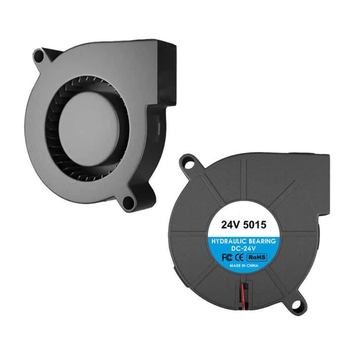 Lot De 2 Ventilateurs 24 V Cc 50 X 50 X 15 Mm - Refroidisseur Radial ...
