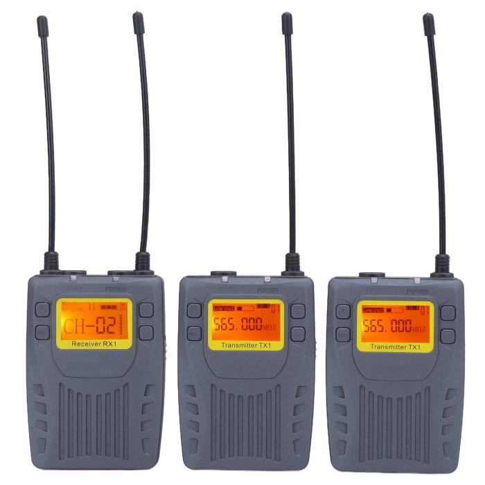 VBESTLIFE Micro-cravate sans fil UHF double canal Manbily UHF Dual ...