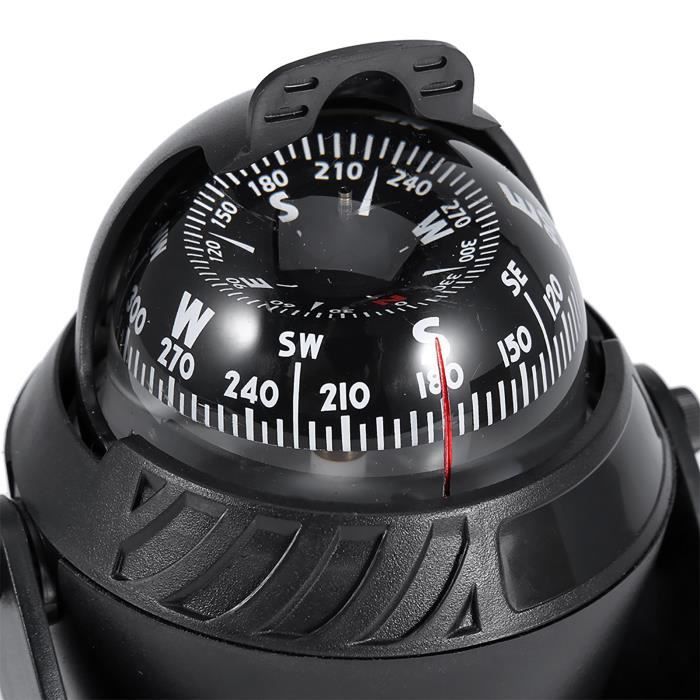 Akozon boussole lumineuse LED Boussole électronique de navigation de ...