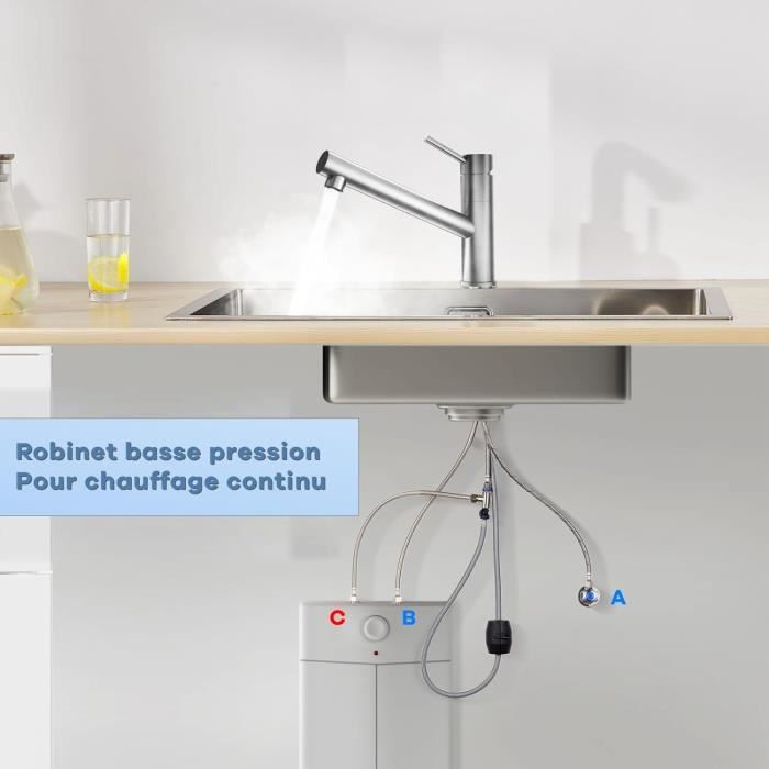Robinet De Cuisine Avec Douchette Basse Pression , Mitigeur Cuisine ...