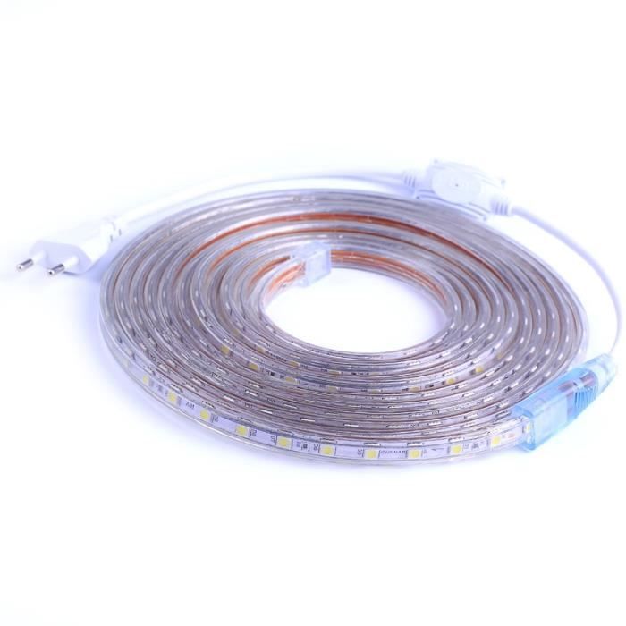 (Blue|6 Meter)Bande lumineuse LED avec fiche secteur, ruban d'éclairage ...