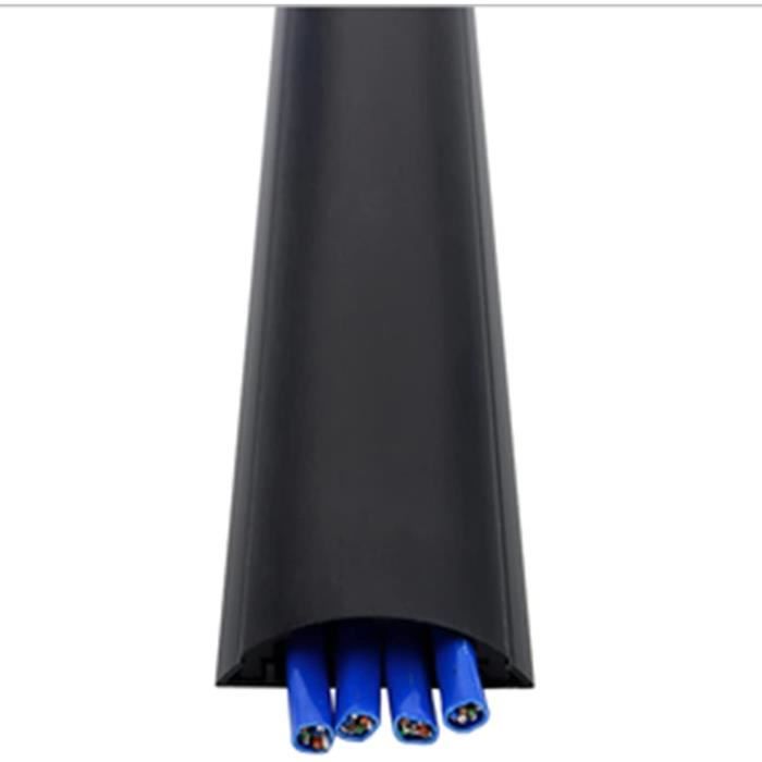 Cache Cable Gaine Management Rangement Goulotte Cache-Cordon Demi-Rond ...