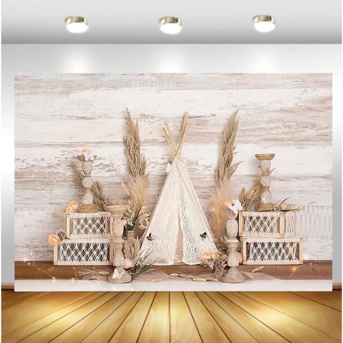 Toile de Fond pour Photographie sur Le thème bohème rétro en Bois - 2,1 ...